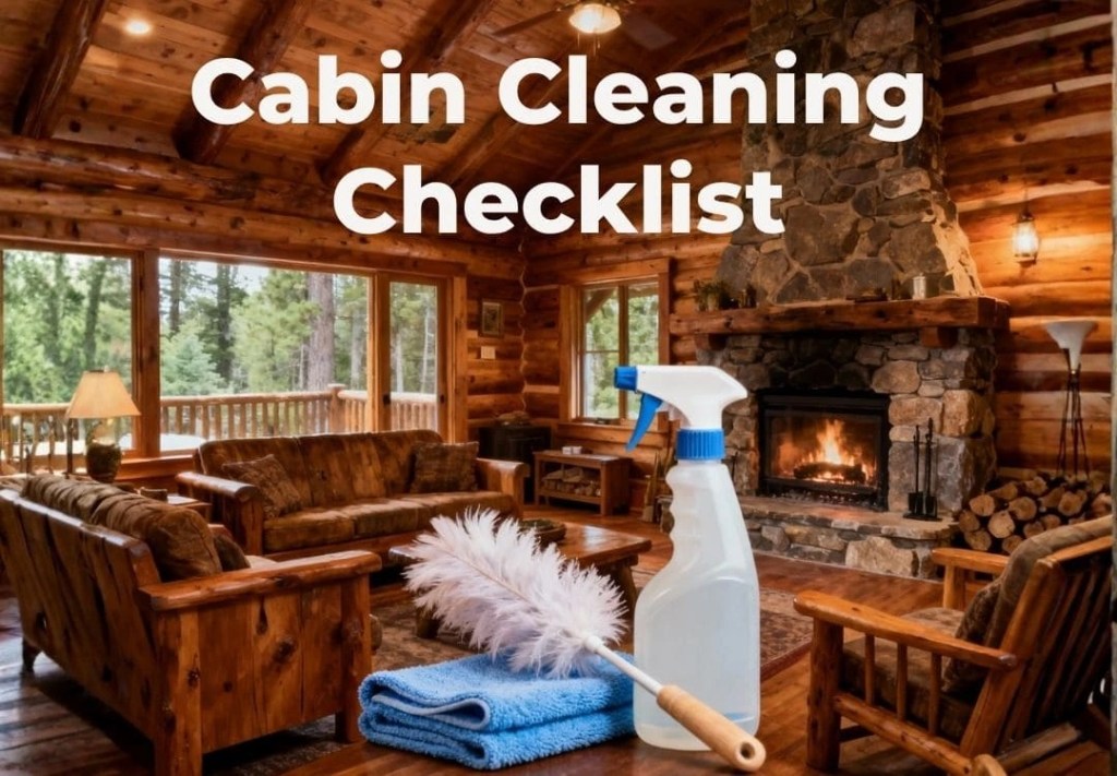 Cabin Cleaning Checklist for Vacation Rentals in Tennessee